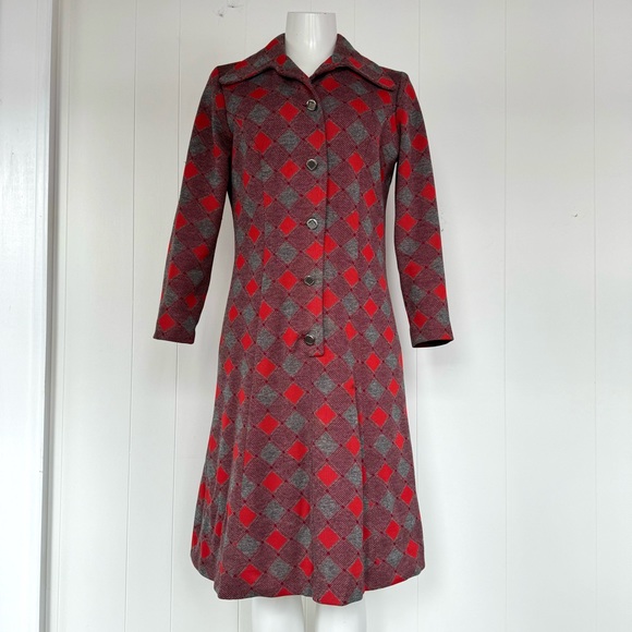 Vintage | Dresses | Vintage 6s Check Button Front Dress | Poshmark